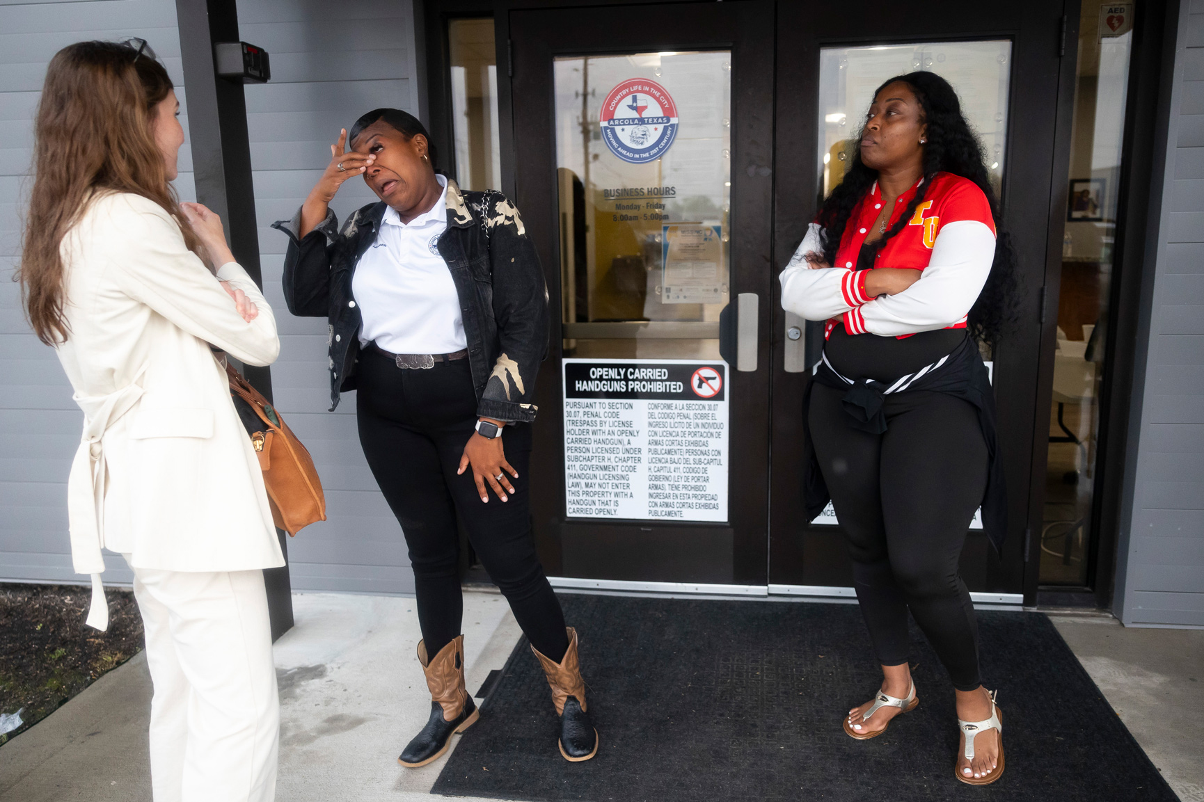 Arcola city council meeting ends after Ebony Sanco denied.