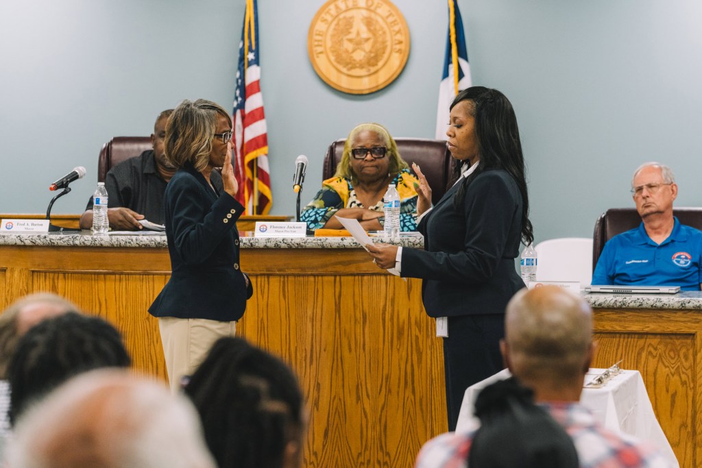 Arcola Mayor Veeda Williams works to rebuild stability