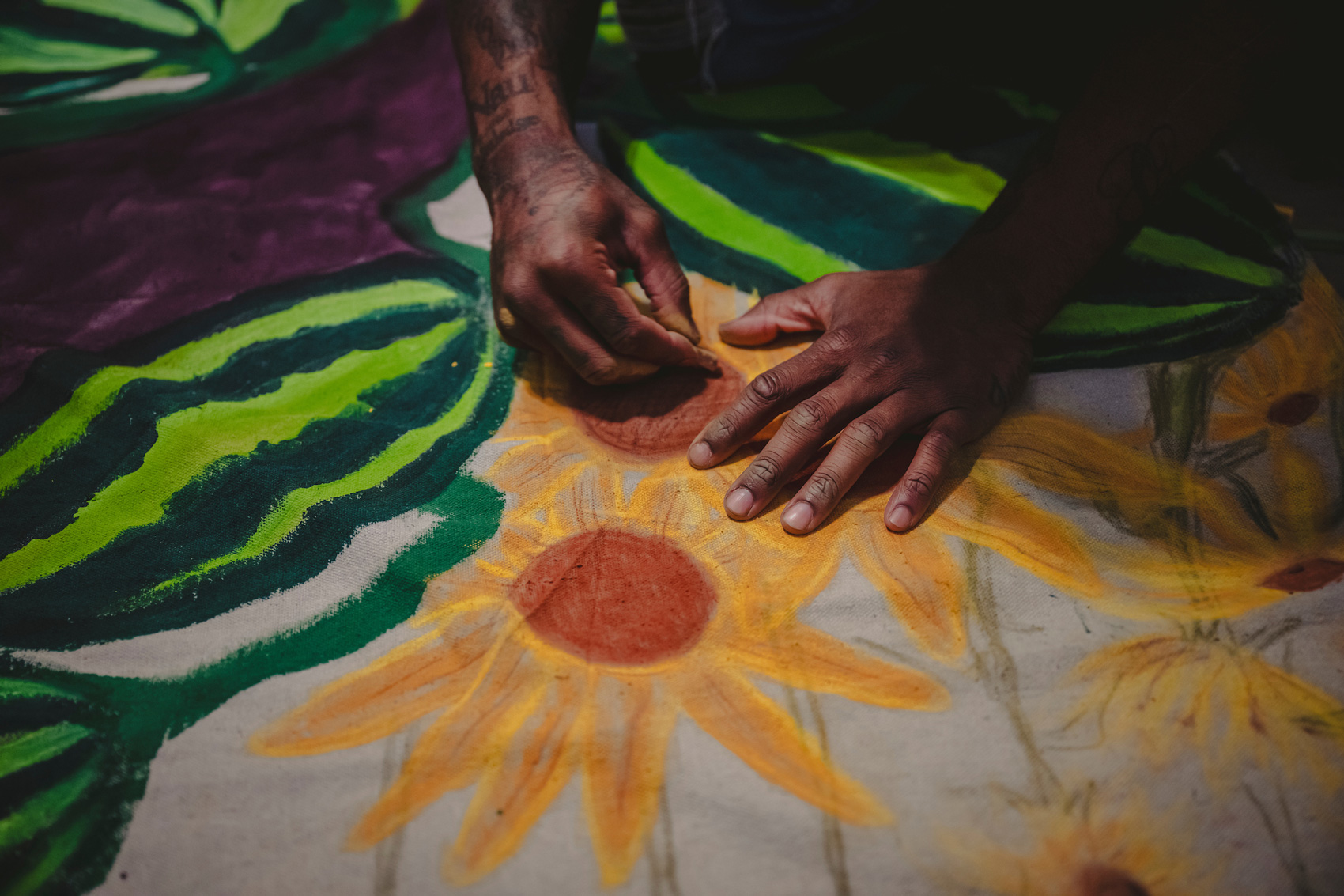 Artists help bring a Fifth Ward container farm to life - Houston Landing