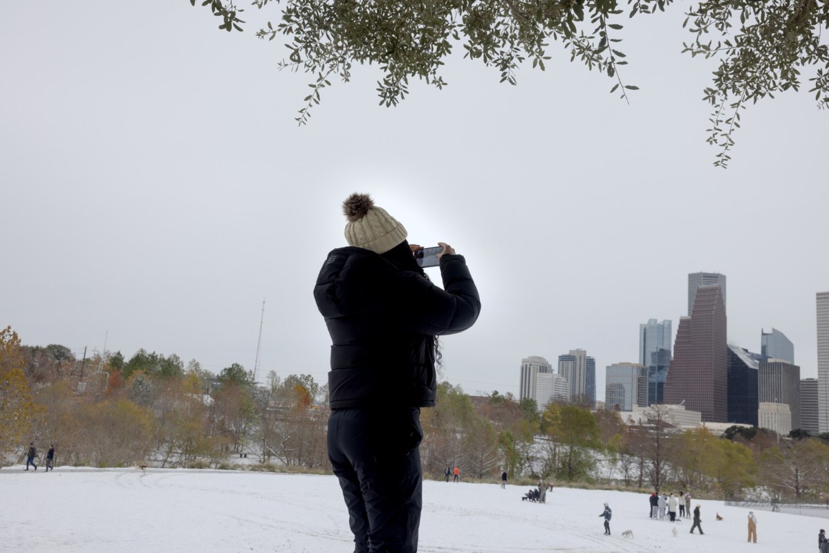 How Houstonians made the best of Winter Storm Enzo